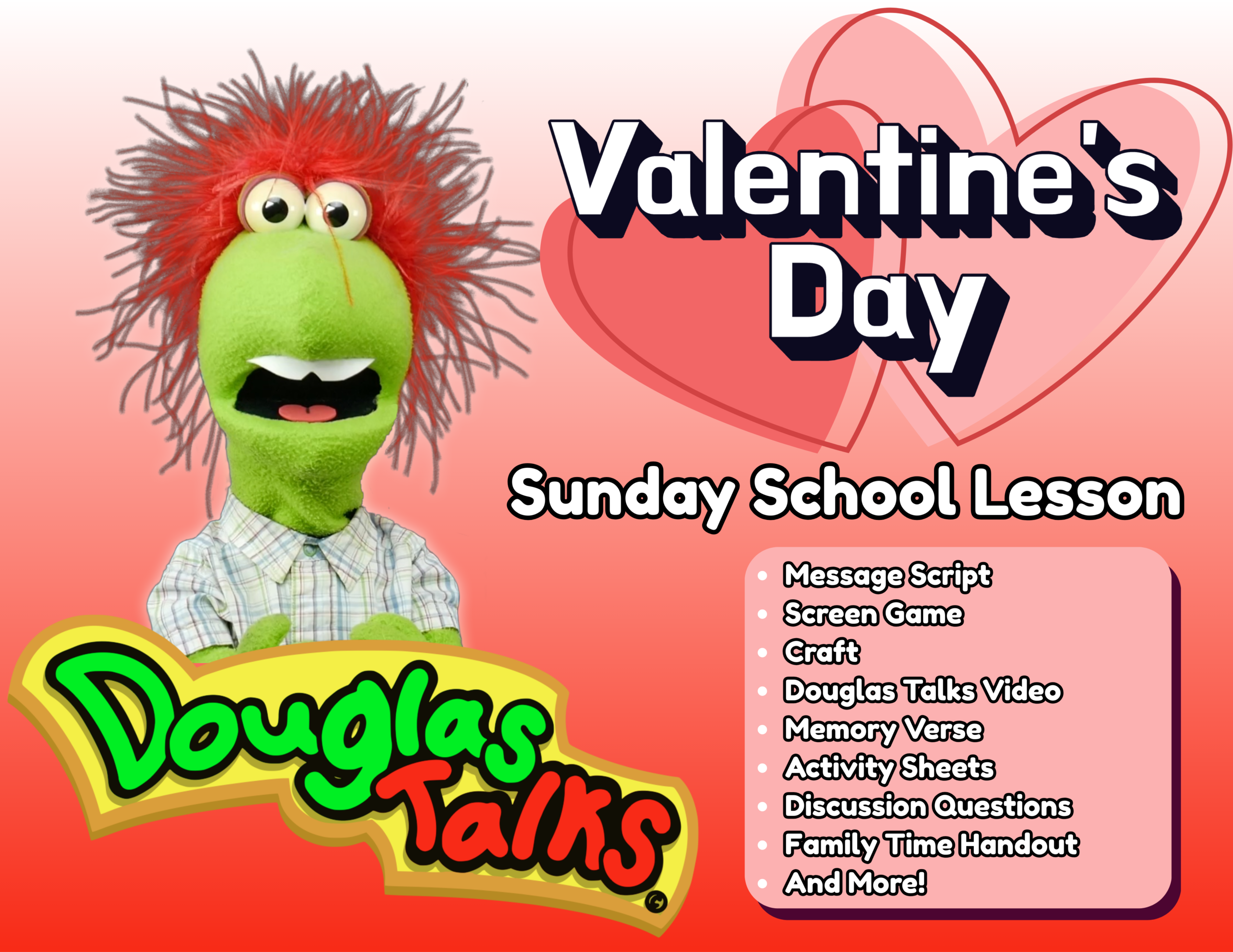 Valentine's Day Sunday School Lesson Curriculum - DouglasTalks.com